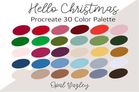 2021 Procreate Trendy Color Palette Graphic By Opal Yagley Creative