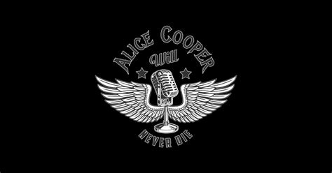 Alice C Will Never Die Alice Cooper Sticker Teepublic