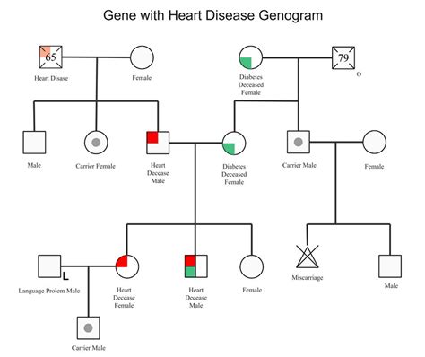 Free Medical Genogram Template