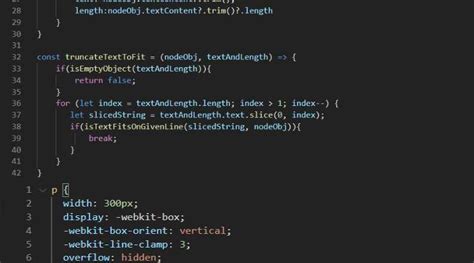 truncating multi line text with both css and javascript a hobby blog for a hungry soul
