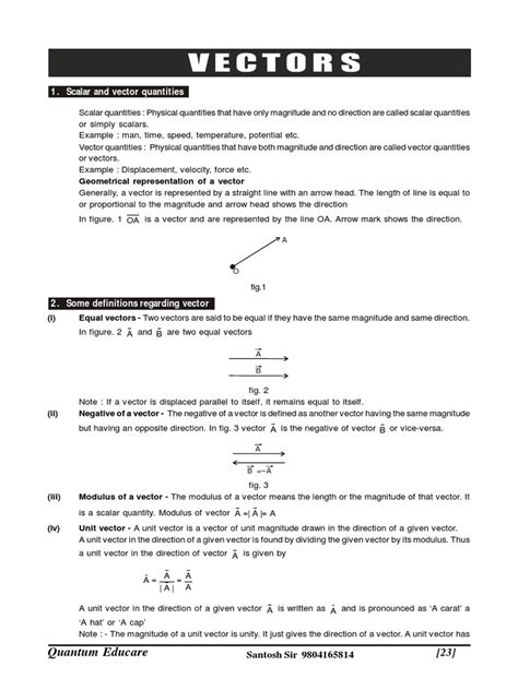 1 scalar and vector quantities 1 scalar and vector quantities pdf euclidean vector force