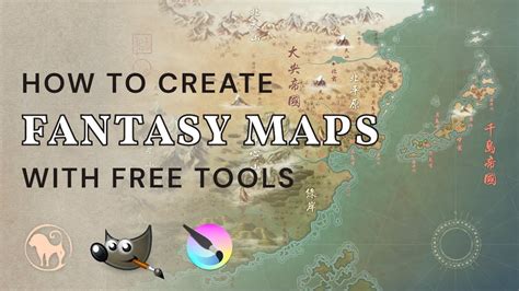 How To Create Fantasy Maps With Free Tools GIMP Krita YouTube