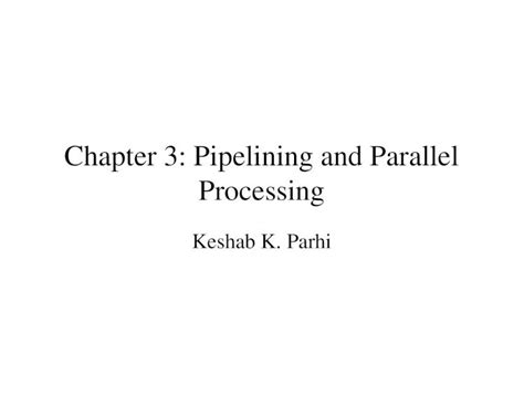 PDF Chapter 3 Pipelining And Parallel Processing DOKUMEN TIPS