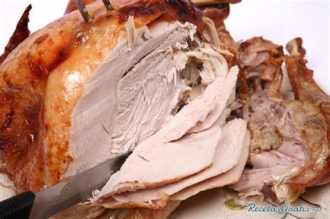 Auténtico Pavo Relleno Para El Día De Acción De Gracias Receta Receta Recetas Con Pavo