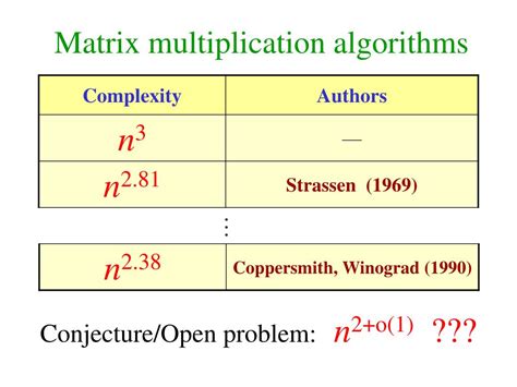ppt matrix multiplication and graph algorithms powerpoint presentation id 1150374