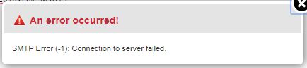 Quick Fix For SMTP Error 1 Connection To Server Failed