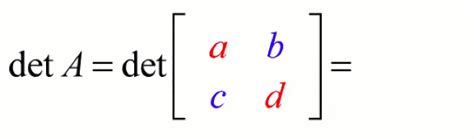 determinant of 2x2 matrix chilimath