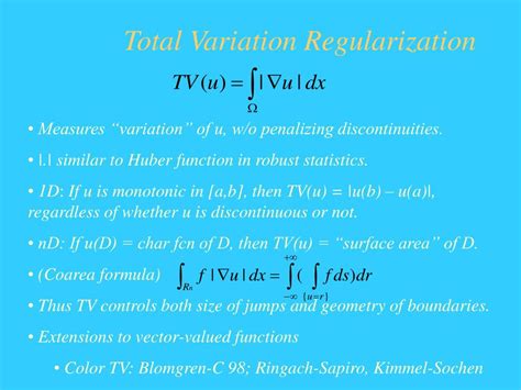 ppt total variation and geometric regularization for inverse problems powerpoint presentation