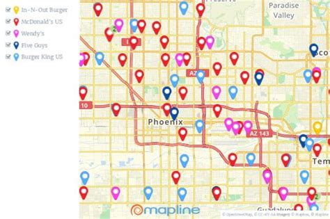 Create A Map With Custom Map Pins Create Colored Pins On A Map