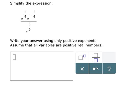 oneclass simplify 4 5 write your answer using only positive exponents
