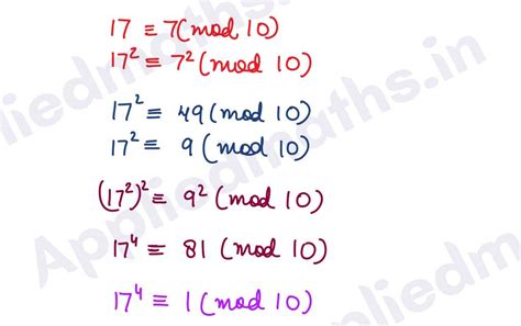 modulo arithmetic important questions applied maths class 12 cbse