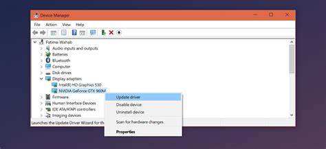 no run with graphics processor option in the right click context menu