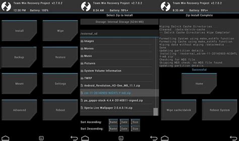Install Flashable Zips Or Mods Using TWRP CWM PhilZ Recovery