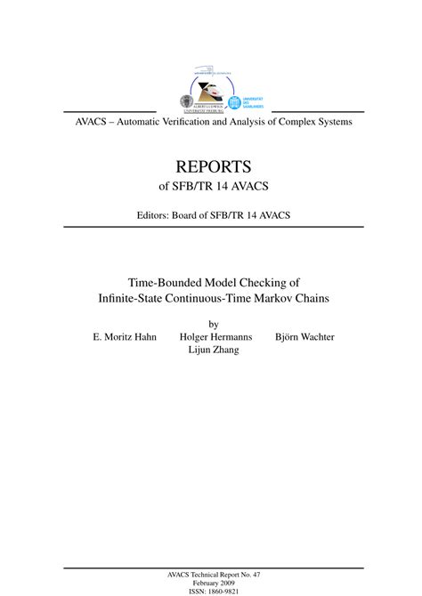 pdf time bounded model checking of infinite state continuous time markov chains