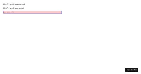 Rc Select Scroll Codesandbox