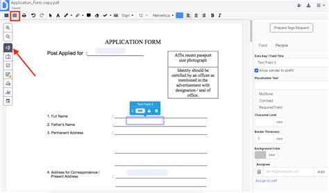 Add Editable Text Box To Pdf