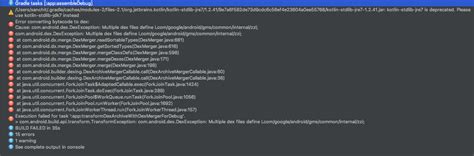 android firebaseui causes dexexception multiple dex files stack overflow