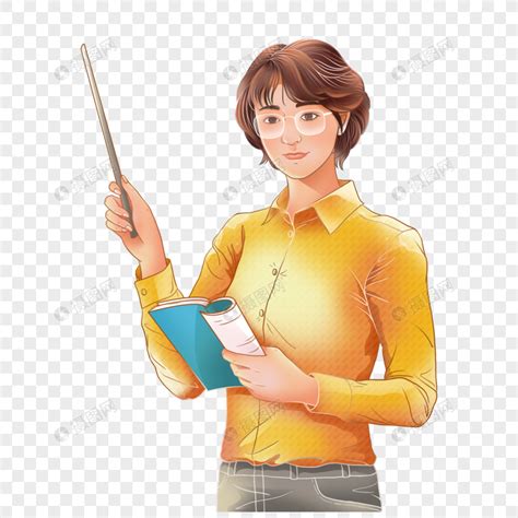 讲课的教师元素素材下载 正版素材402519360 摄图网