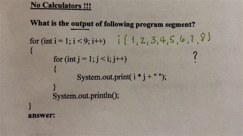solved what is the output of following program segment int