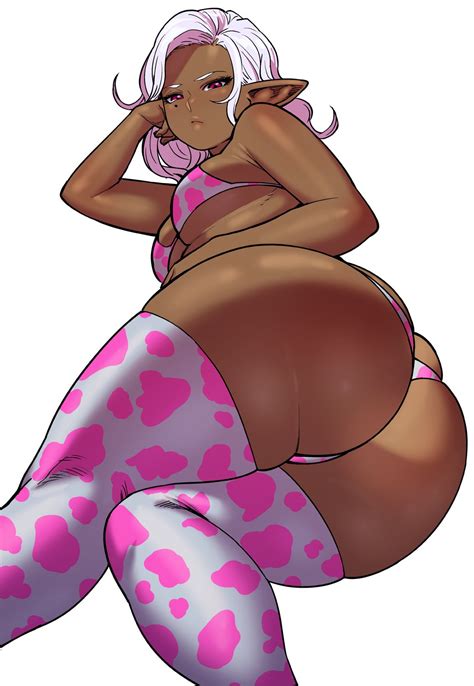 Rule 34 1girls Ass Ass Cleavage Big Ass Bikini Breasts Butt Crack Cow Print Curvy Dark Skinned