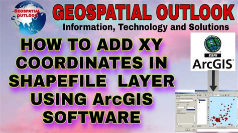 HOW TO ADD XY COORDINATE IN SHAPEFILE FEATURE CLASS USING ArcGIS