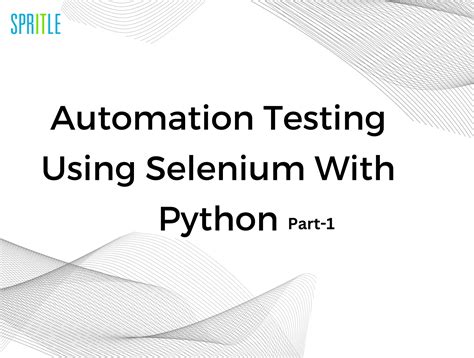 automation testing using selenium with python part 1
