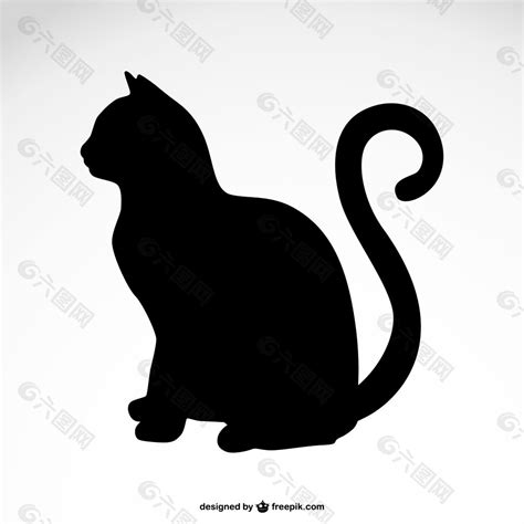 矢量黑猫卡通素材平面广告素材免费下载 图片编号 5369835 六图网