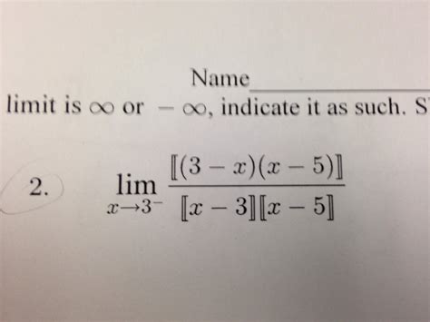 limits including fractions and greatest integer functions [calculus 1] r learnmath