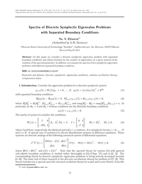 pdf spectra of discrete symplectic eigenvalue problems with separated boundary conditions