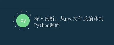 深入剖析：从pyc文件反编译到python源码 极客教程