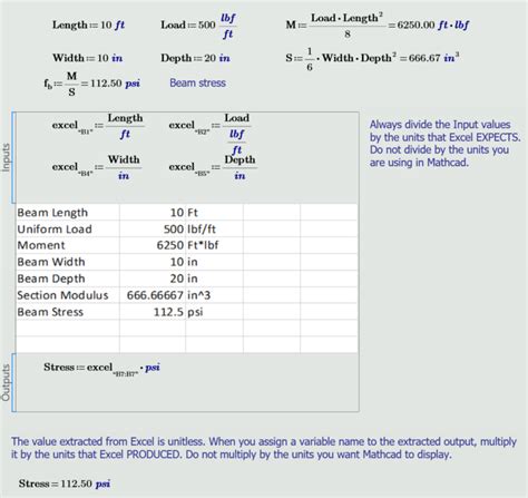 integrating excel with ptc mathcad ptc mathcad