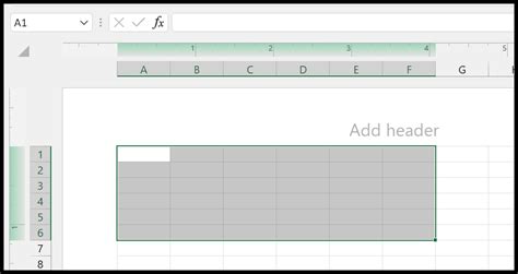 how to show ruler in excel