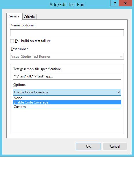 How To Use Code Coverage Tools In Continuous Build Integration Of TFS
