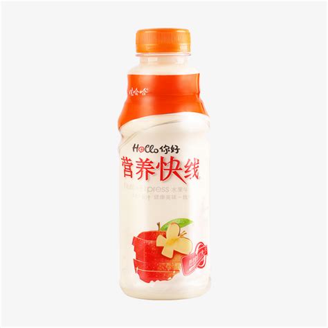 娃哈哈营养快线苹果味 快图网 免费PNG图片免抠PNG高清背景素材库kuaipng