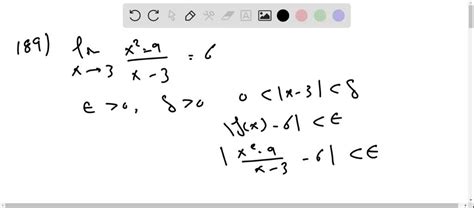 solved in the following exercises use the precise definition of limit to prove the given limits