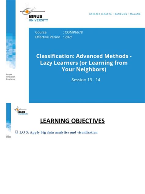 20210913115945d3708 session 13 14 classification advanced methods lazy learners or learning