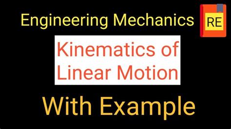 introduction to kinematics linear motion