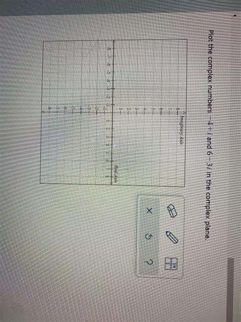 solved plot the complex numbers 4 i and 6 3i in the complex