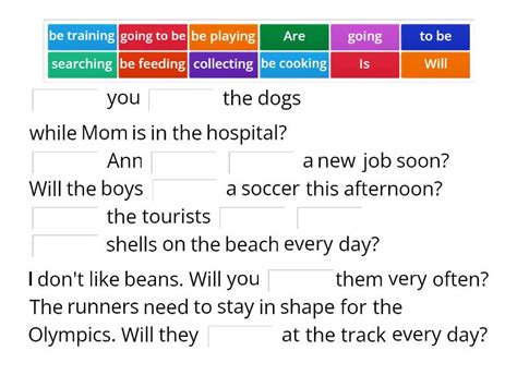 Fill In The Spaces With The Correct Form Of The Verb In Future
