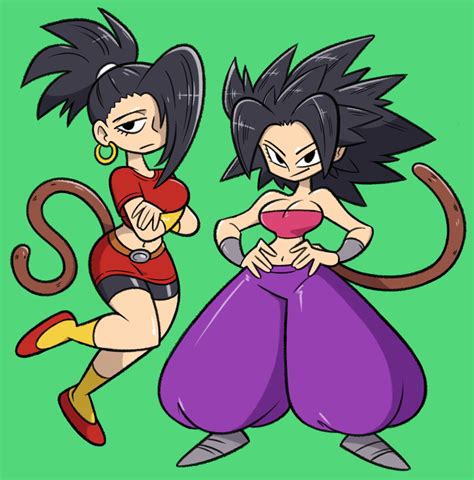 Kale And Caulifla By Shenaniganza On Deviantart