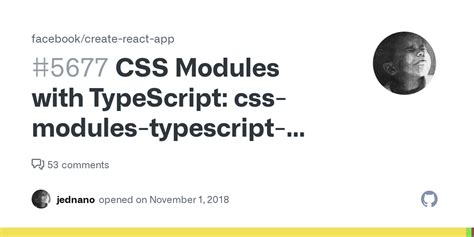 css modules with typescript css modules typescript loader · issue 5677 · facebook create react