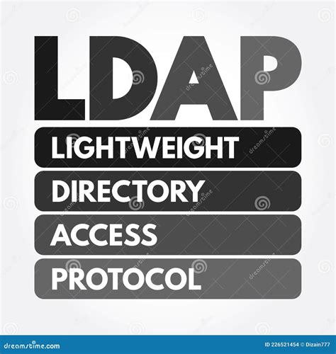 Ldap Lightweight Directory Access Protocol Acronym Technology