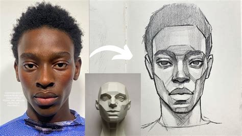 How To Draw The Head In Front View Asaro Method Part 2 YouTube