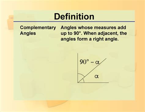How To Know What Angles Are Complementary