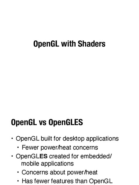 opengl shaders pdf shader computer science