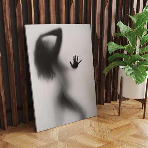 Nude Woman Beauty Naked Hot Sexy Canvas Painting Frame Option