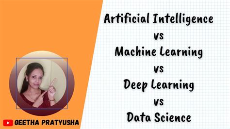 artificial intelligence vs machine learning vs deep learning vs data science youtube