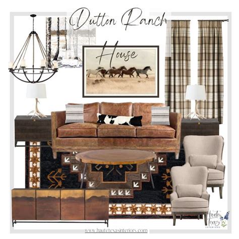 Yellowstone Dutton Ranch Inspired Living Room Western Living Room