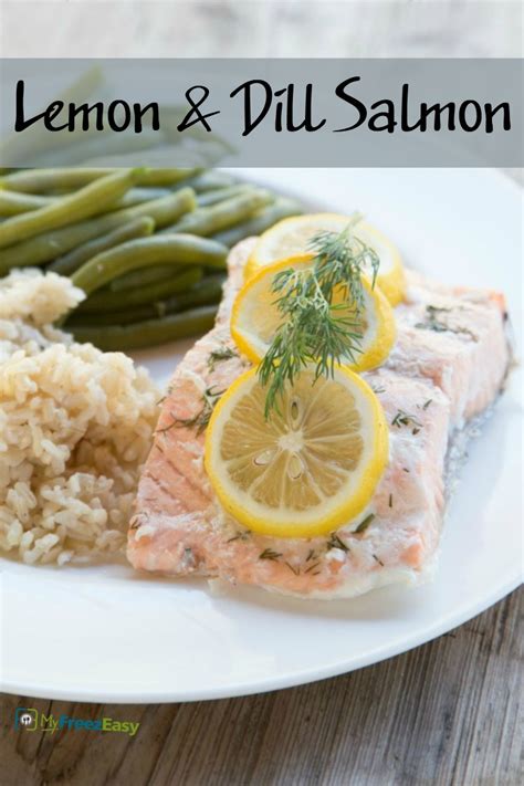 Baked Lemon And Dill Salmon Myfreezeasy