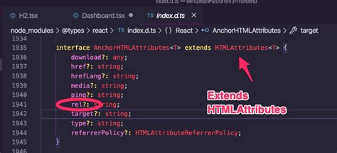 javascript react typescript not recognizing intrinsic attributes when extending
